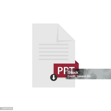 Ppt ドキュメント ダウンロード ファイル形式の Vecto アイコンのベクターアート素材や画像を多数ご用意 アイコン
