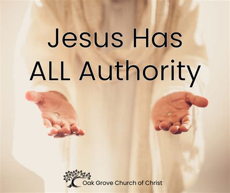 Jesus Authority Quotes Be Confident In Your God Given Authority Over