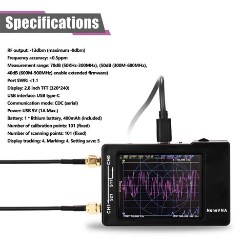Portable Vector Network Analyzer Lcd Digital Handh Vicedeal