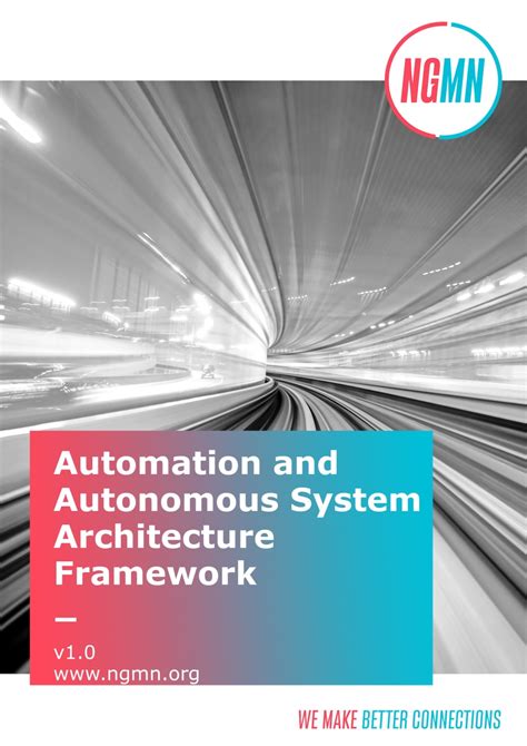 Automation And Autonomous System Architecture Framework Ngmn