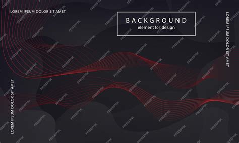 Premium Vector Abstract Gradient Background Wave Element For Design Poster Colorful Shiny