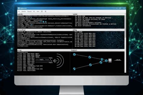 zarządzanie sieciami za pomocą cmd zaawansowane polecenia netsh ipconfig ping tracert