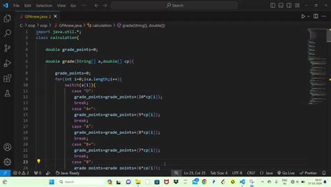 arun vignesh v on linkedin java programming gpacalculator