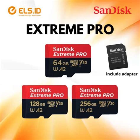 Promo Sandisk Extreme Pro Microsd 200mbs With Adapter Diskon 13 Di