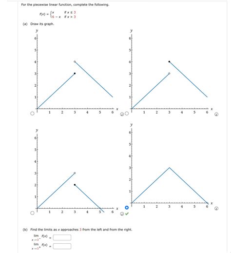 solved for the piecewise linear function complete the