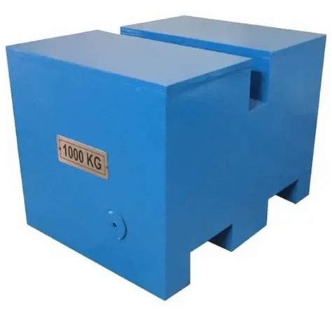 Ms Blue 1000kg Standard Test Weights For Calibration Size 800 X 800 X 800 Mm At Rs 80000 In