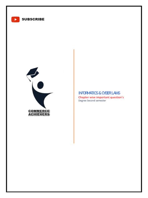 Informaticsandcyber Law Important Qus Pdf Computer Network Artificial Intelligence