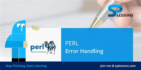 Perl Error Handling SPLessons