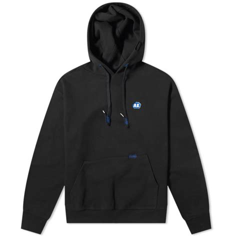 Ader Error Ae Patch Logo Hoody Black Mrsorted