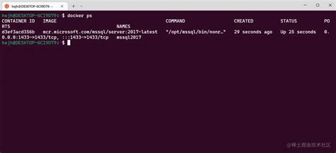 Docker 部署 Sqlserverdocker On Sqlserver 拉取镜像 Docker Pull Mcr 掘金