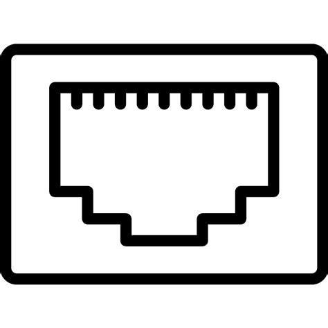 Ethernet Vector Svg Icon Svg Repo