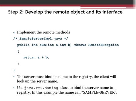 ppt remote method invocation in java powerpoint presentation free