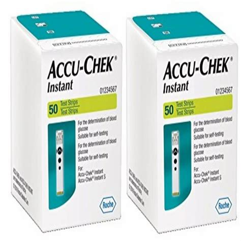 Accu Chek Glucometers Number Of Test Strips 50 Strips 3 3 X 1 8 X 0