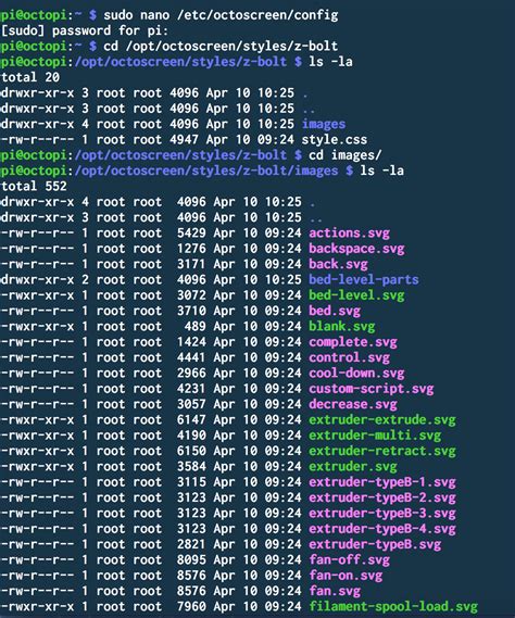Button Icons Not Showing Issue Z Bolt OctoScreen GitHub
