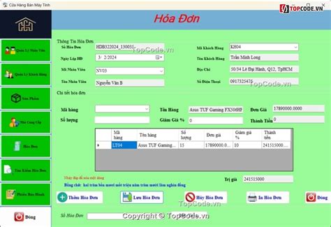 Full Code Phần Mềm Quản Lý Bán Máy Tính Winform C bài Báo Cáo