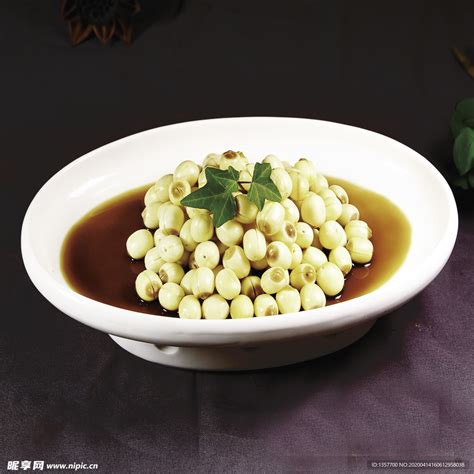 益寿莲子摄影图 传统美食 餐饮美食 摄影图库 昵图网