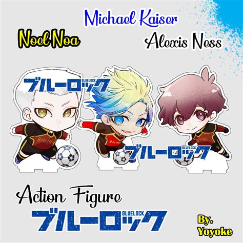 Acrylic Standing Action Figure Michael Kaiser Noel Noa Alexis Ness