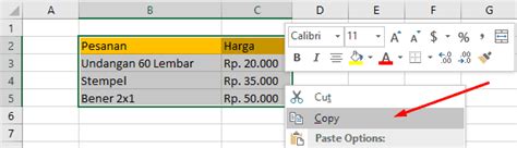 Memasukkan Atau Memindahkan Tabel Excel Ke Ppt Powerpoint Sepoin