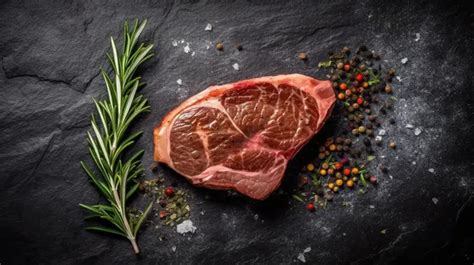 소박한 질감의 배경에 향기로운 로즈마리로 장식된 립아이 스테이크의 상위 뷰 구운 스테이크 소고기 스테이크 스테이크 배경 일러스트 및 사진 무료 다운로드 Pngtree