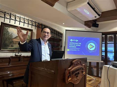 Arta Bukas Na Makipagtulungan Sa Foreign Chambers Of Commerce Para Sa