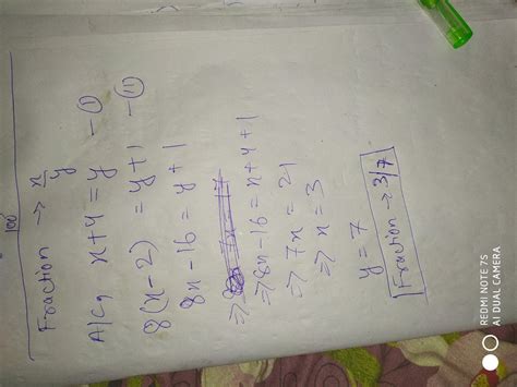 The Sum Of The Numerator And Denominator Of A Fraction Is 3 Less Than