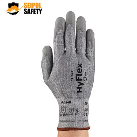 GUANTE HYFLEX NYLON PALMA NITRILO 11 927 ANSELL SEIPOL SAFETY