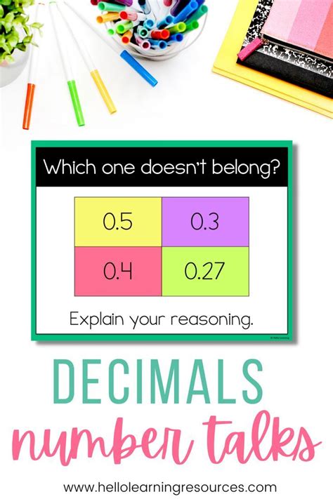 Decimal Number Talks Math Talks For Math Warm Ups With Decimal
