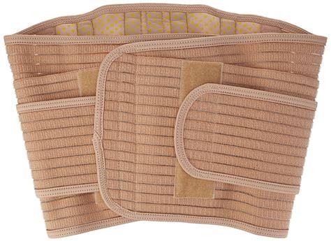 Heat Retaining Back Support Beige Small Material Has Ceramic Fibers