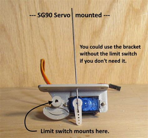 Bracket To Mount Servo Under Turnout The Internet