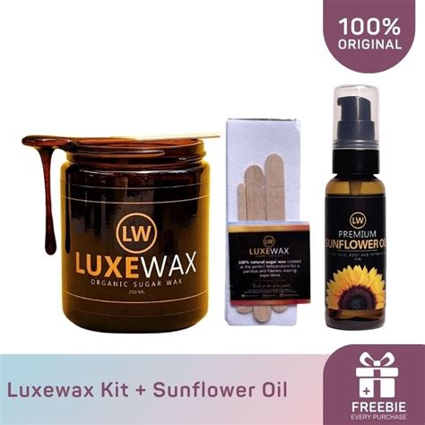 Luxewax Organic Sugar Wax Brazilian Underarm Hair Removal And Legs Hot
