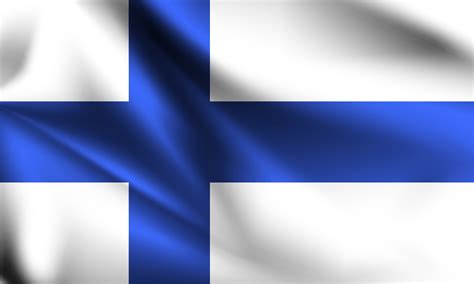 Finland 3d Flag 1228972 Vector Art At Vecteezy