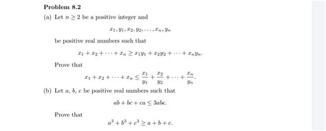 solved problem 8 2 a let n 2 be a positive integer and