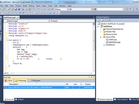 Visual Studio 2012 And RtlFreeHeap Error OpenCV Q A Forum