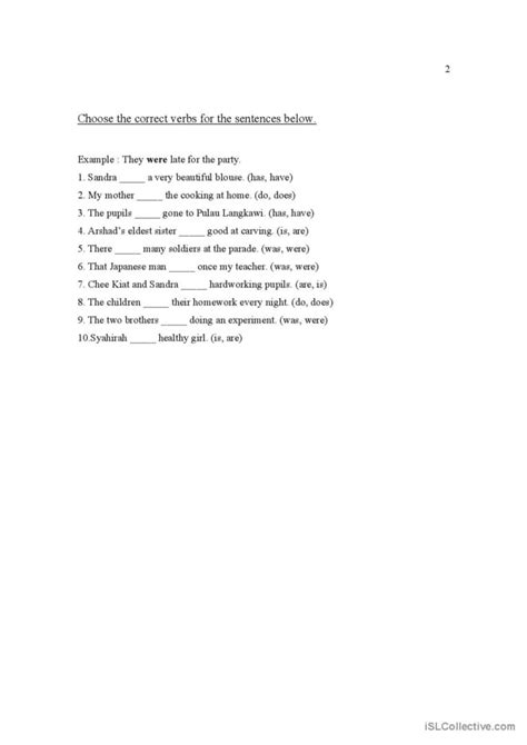 Grammar Test English Esl Worksheets Pdf And Doc