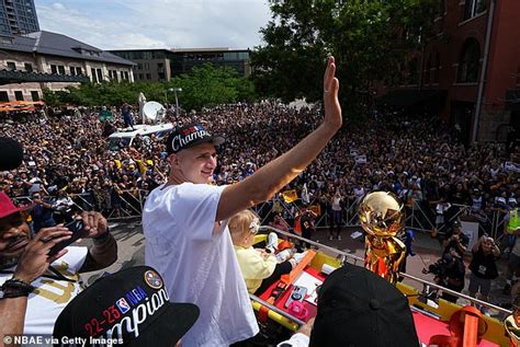 Going Home Can Wait Nba Finals Mvp Nikola Jokic Parties Hard In Las