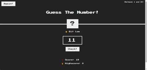 Github Whitepegasisguess It A Simple Number Guessing Game Html