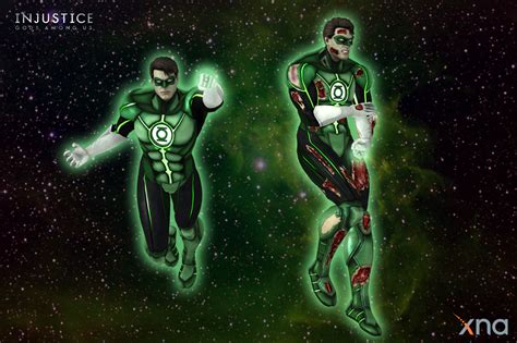 Injustice Gods Among Us Green Lantern Default By Sticklove On DeviantArt