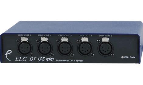 DMX Splitter In Out Pin RDM Compatible Show Technology Australia