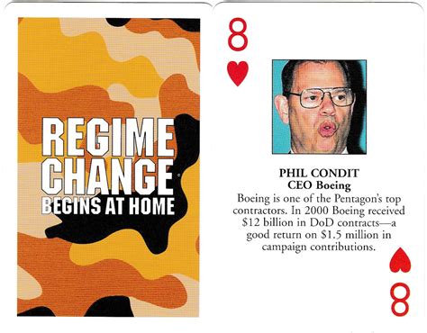 Regime Change Begins At Home The World Of Playing Cards