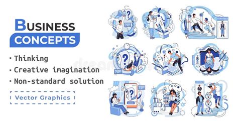 Creative Thinking People Different Mental Mindset Types Or Models Creative Imaginative Logical