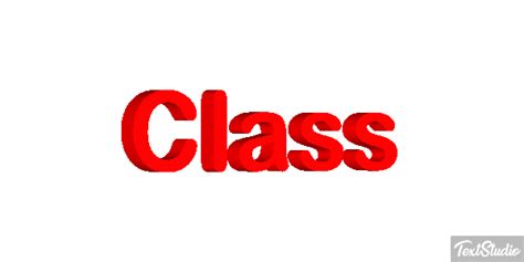 Class Word Animated  Logo Designs