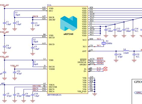Why Nrf No Pin Number In The Pca Schematic And Pcb Pdf