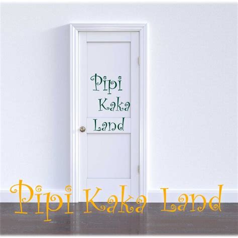 Pipi Kaka Land Aufkleber Für Bad Und Wc