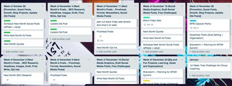 9 Brilliant Trello Board Templates For Mom Bloggers Start A Mom Blog