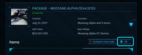 T A Ship Or Game Package To A Friend Roberts Space Industries Knowledge Base