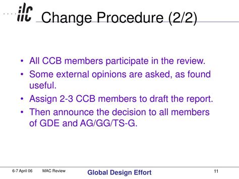 PPT Configuration Control Change Control Board CCB Report PowerPoint Presentation ID 6390709