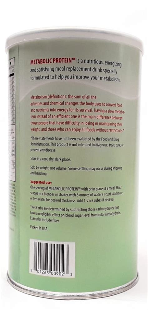 Naturalslim® Metabolic Protein™ Strawberry Whey Protein 500g
