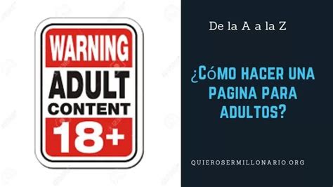 Cómo hacer una pagina para adultos Quiero ser Millonario