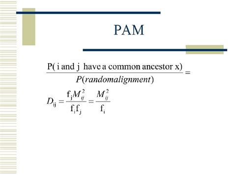 Scoring Matrices Identity Pam Blosum Scoring Matrices Types