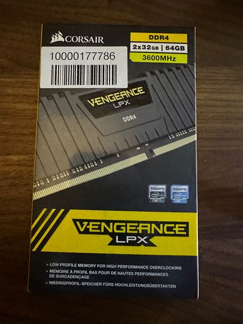 Corsair Vengeance Lpx 64gb 2x32gb Ddr4 3600pc4 28800 Computers